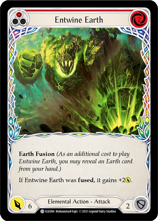 Entwine Earth (Red) - Tales of Aria - Flesh and Blood TCG