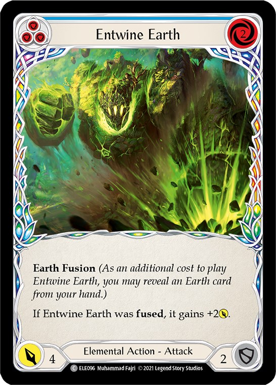 Entwine Earth (Blue) - Tales of Aria - Flesh and Blood TCG
