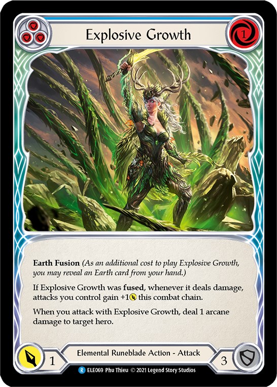 Explosive Growth (Blue) - Tales of Aria - Flesh and Blood TCG