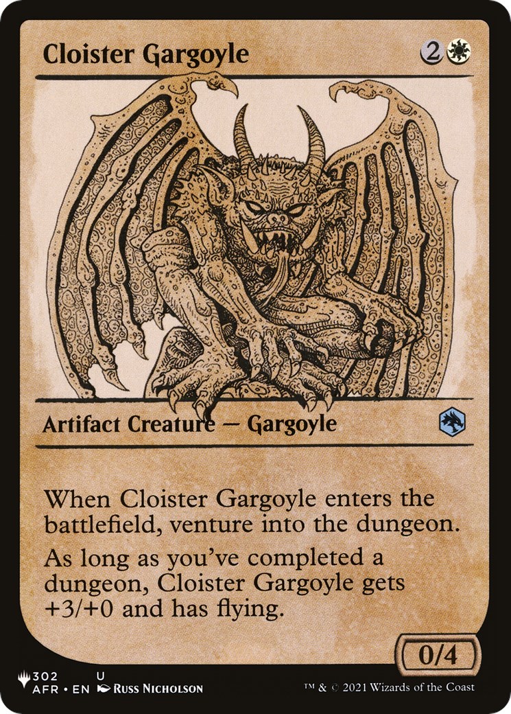 Cloister Gargoyle (Showcase) - The List Reprints - Magic: The Gathering