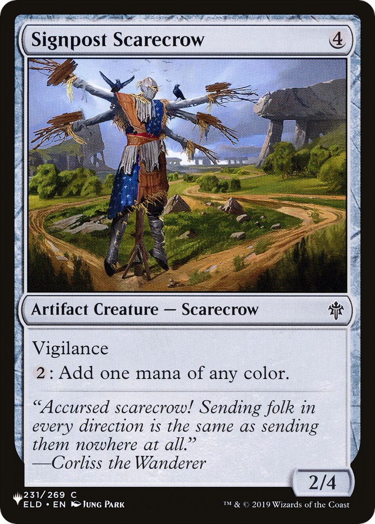 Signpost Scarecrow - The List Reprints - Magic: The Gathering