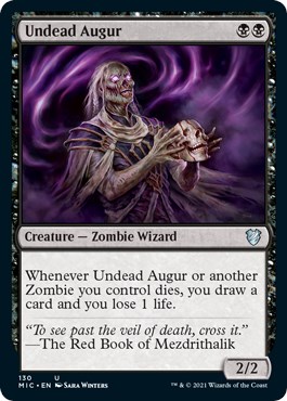 Undead Augur - Commander: Innistrad: Midnight Hunt - Magic: The Gathering