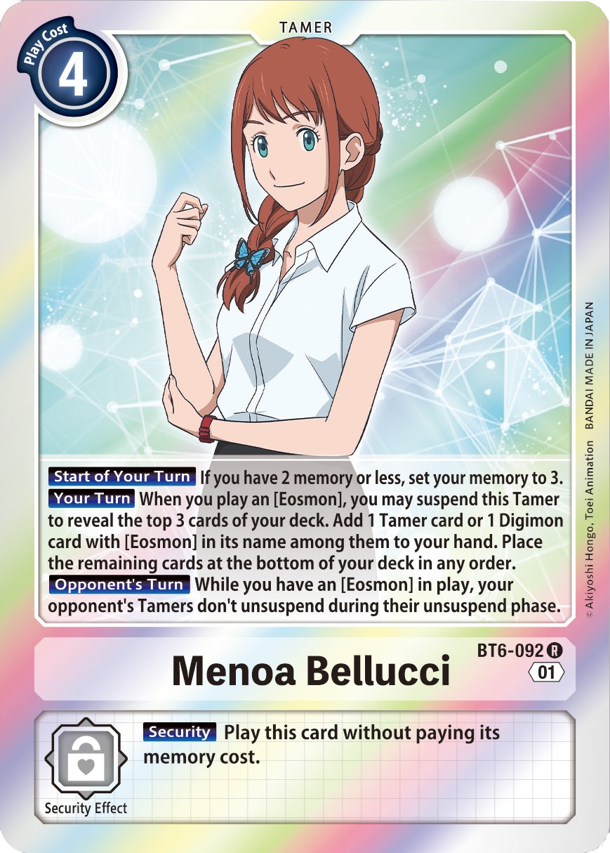 Menoa Bellucci - Double Diamond - Digimon Card Game