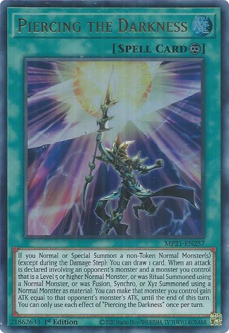 Piercing the Darkness - 2021 Tin of Ancient Battles - YuGiOh