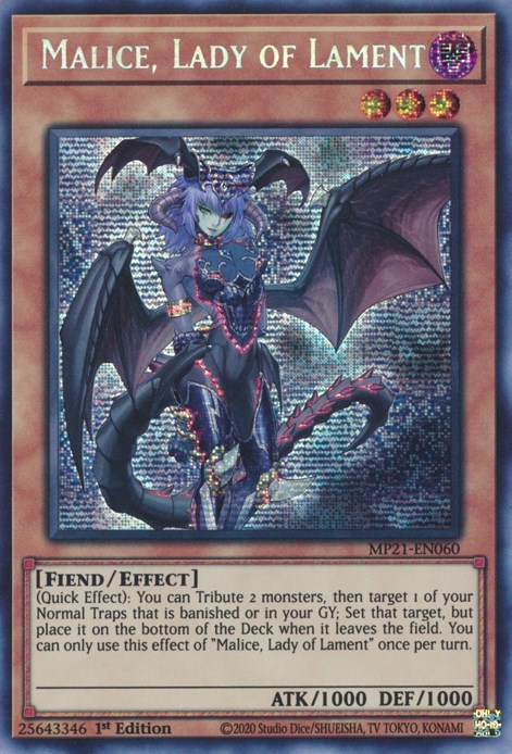Malice, Lady of Lament - 2021 Tin of Ancient Battles - YuGiOh