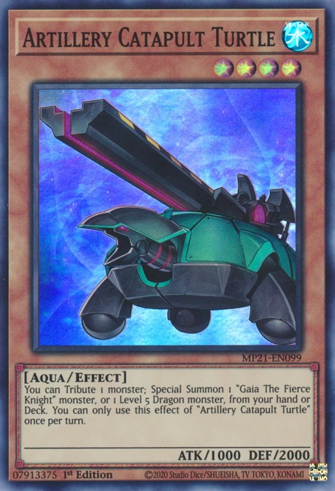 Artillery Catapult Turtle - 2021 Tin of Ancient Battles - YuGiOh
