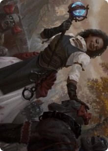 Skaab Wrangler Art Card - Art Series: Innistrad: Midnight Hunt - Magic ...