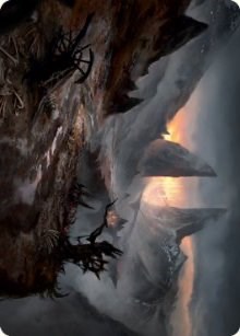 Haunted Ridge Art Card - Art Series: Innistrad: Midnight Hunt - Magic ...