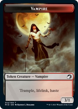 Vampire Token - Innistrad: Midnight Hunt - Magic: The Gathering