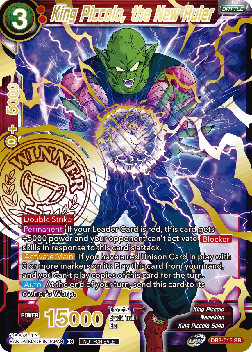 King Piccolo, the New Ruler (Alternate Art Set 2021 Vol. 3 ...