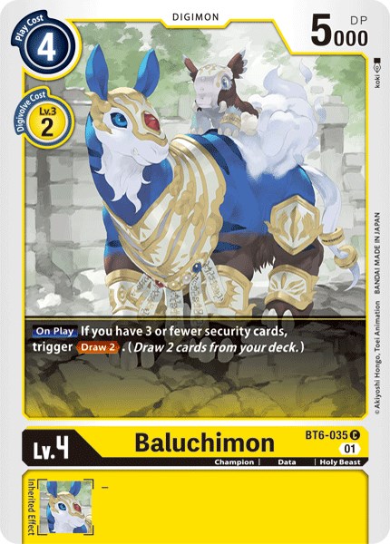 Baluchimon - Double Diamond - Digimon Card Game