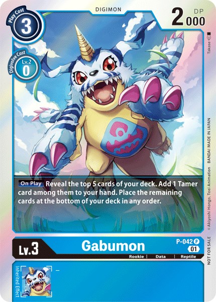 Gabumon - Digimon Promotion Cards - Digimon Card Game