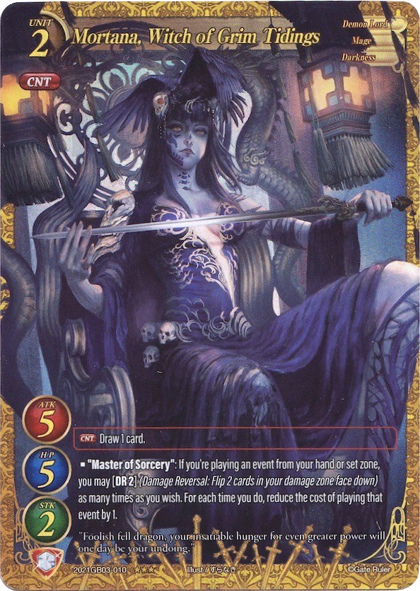 Mortana, Witch of Grim Tidings (Extended Art) - Aces of the Cosmos ...