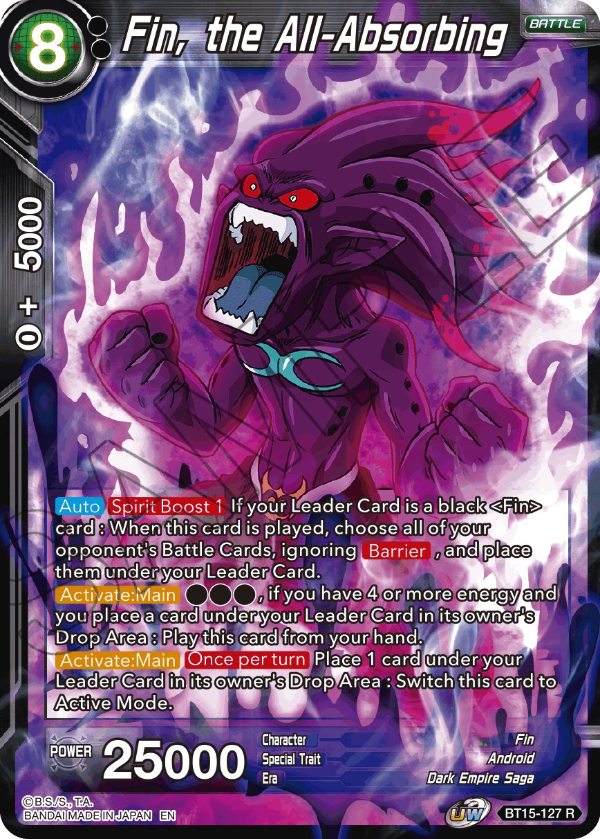 Fin, the All-Absorbing - Saiyan Showdown - Dragon Ball Super: Masters