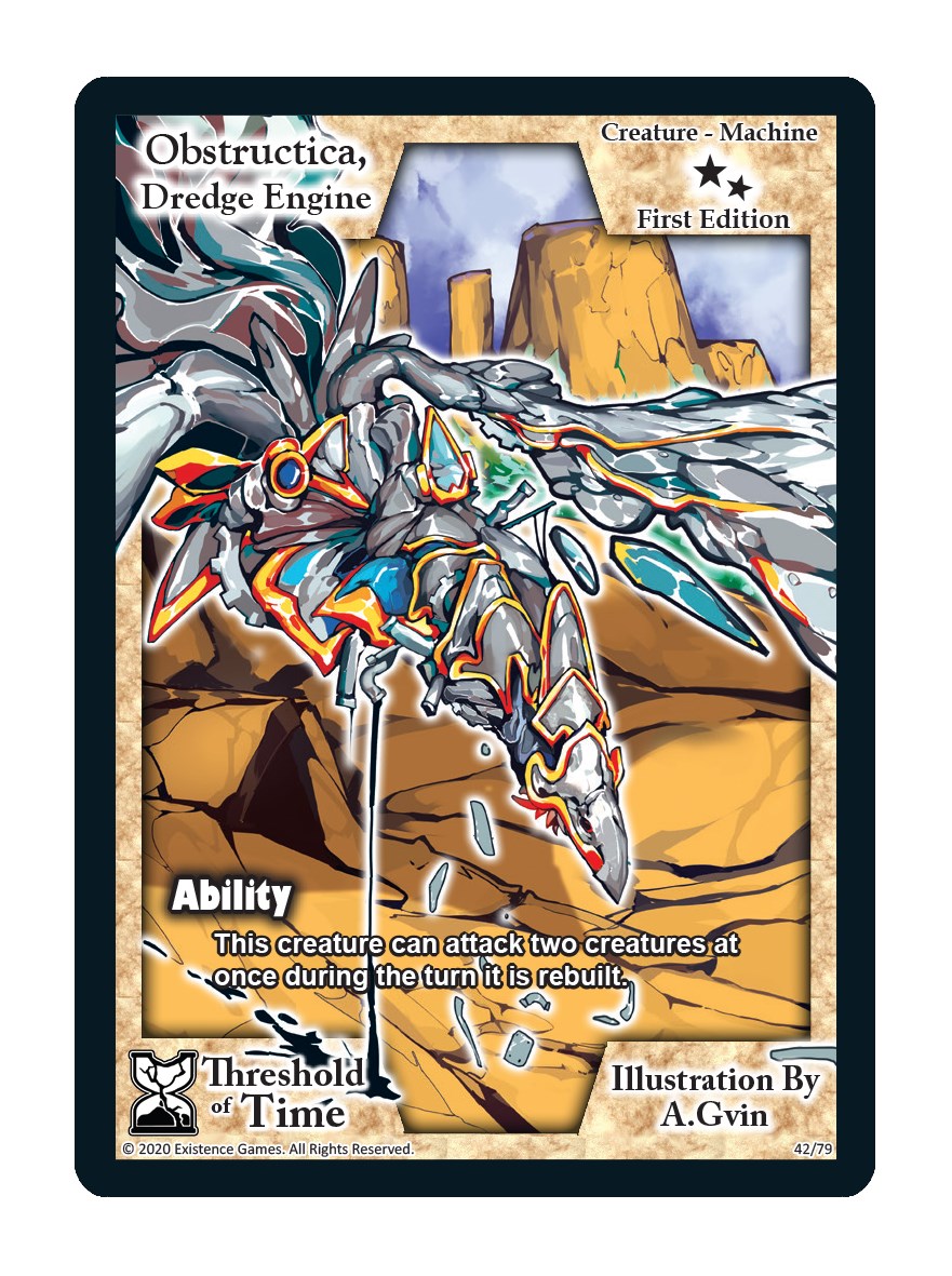 Obstructica, Dredge Engine - Threshold of Time - Exodus TCG