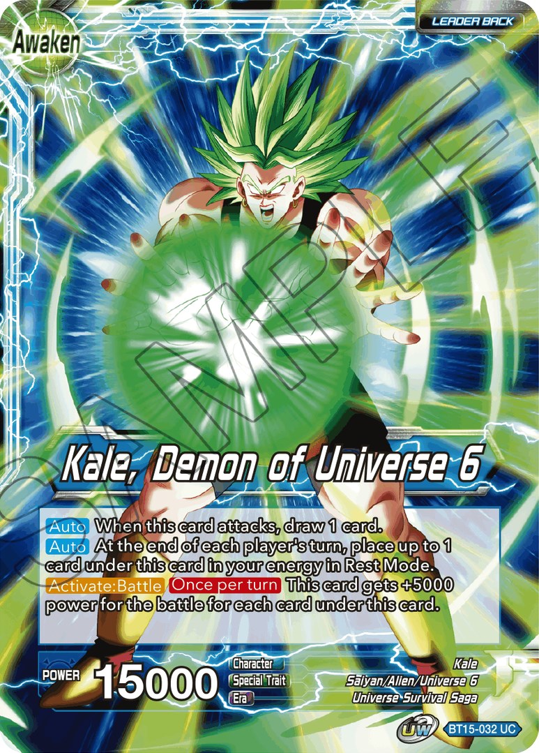 Kale // Kale, Demon of Universe 6 - Saiyan Showdown - Dragon Ball Super ...