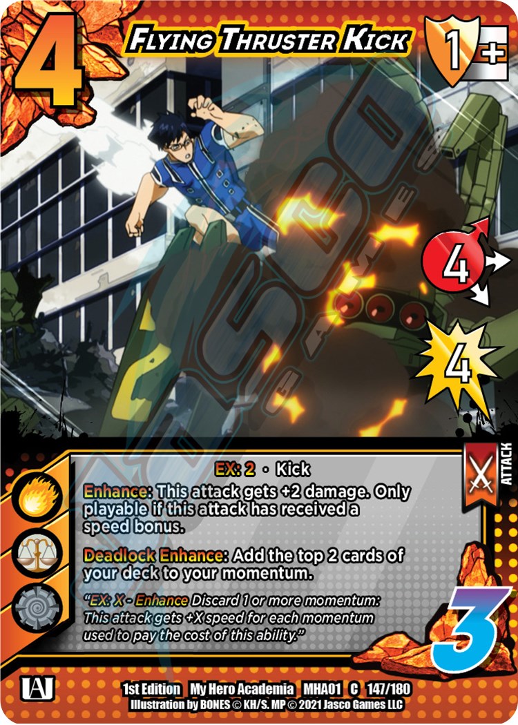Flying Thruster Kick - UniVersus: My Hero Academia - UniVersus