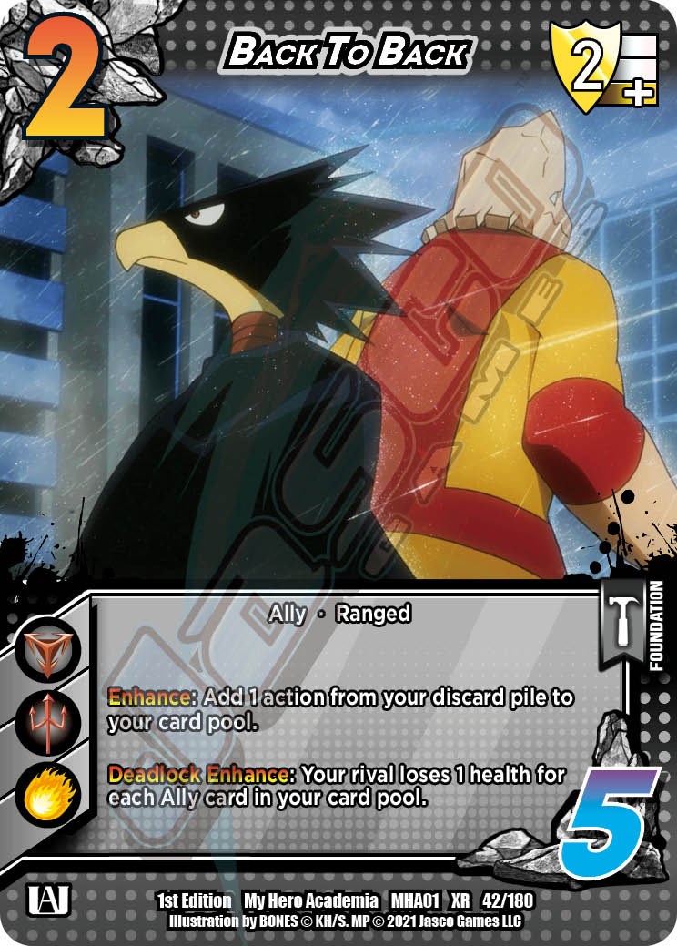 Back to Back (XR) - UniVersus: My Hero Academia - UniVersus