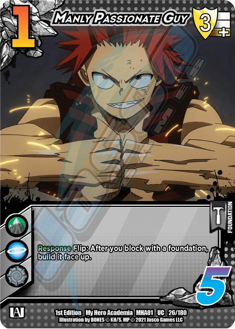 Manly Passionate Guy - UniVersus: My Hero Academia - UniVersus