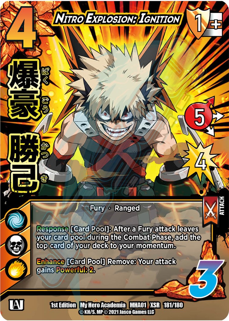 Nitro Explosion: Ignition (XSR) - UniVersus: My Hero Academia - UniVersus
