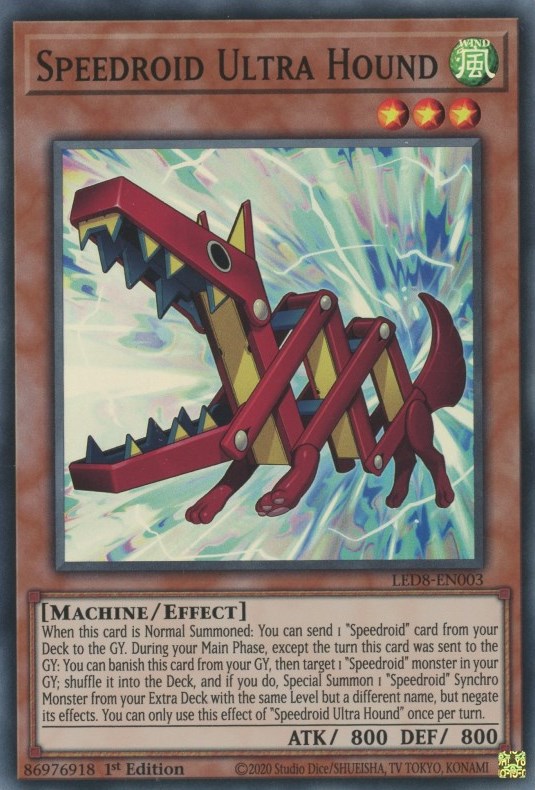 Speedroid Ultra Hound - Legendary Duelists: Synchro Storm - YuGiOh