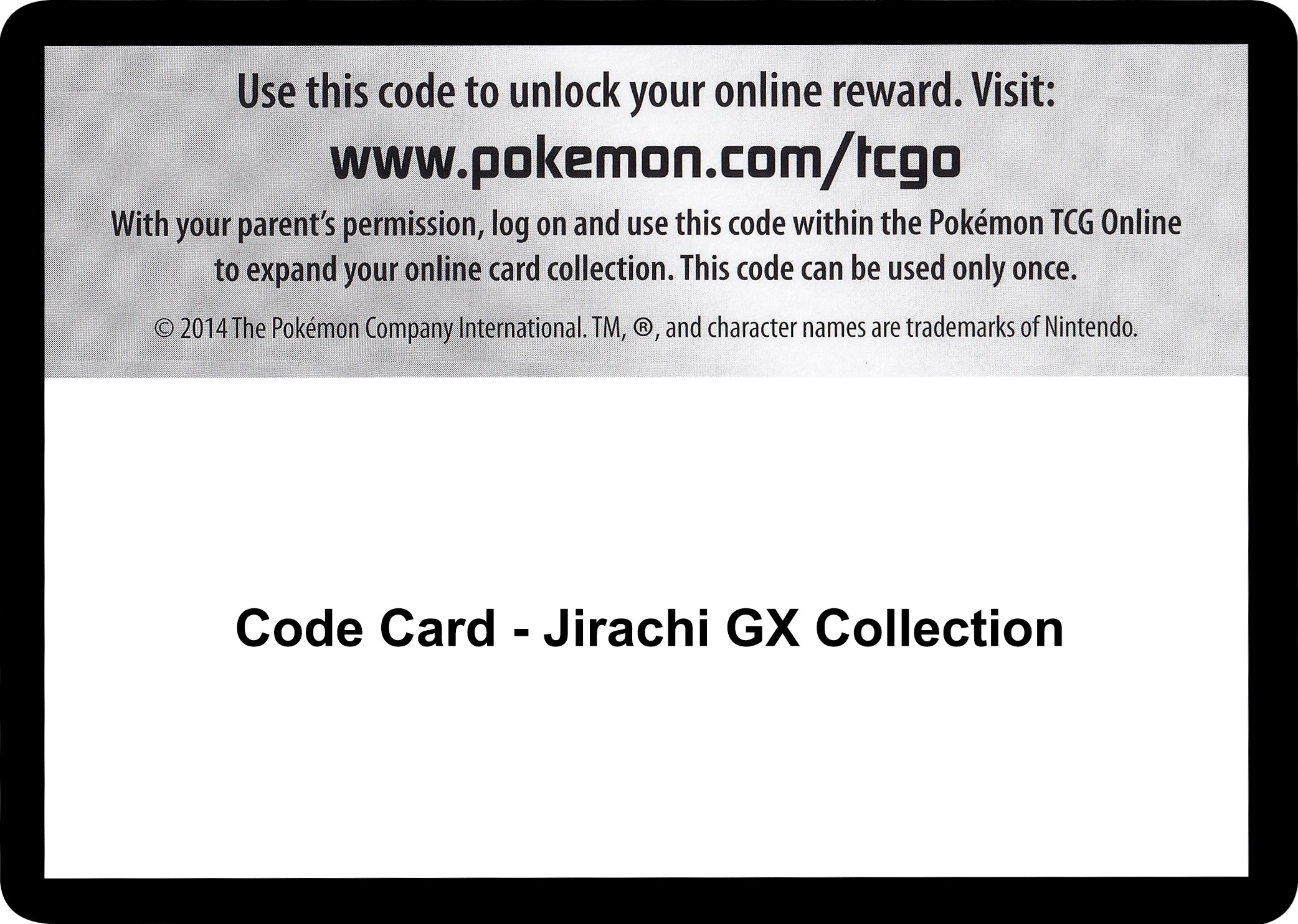 Code Card - Jirachi GX Collection - Miscellaneous Cards & Products ...