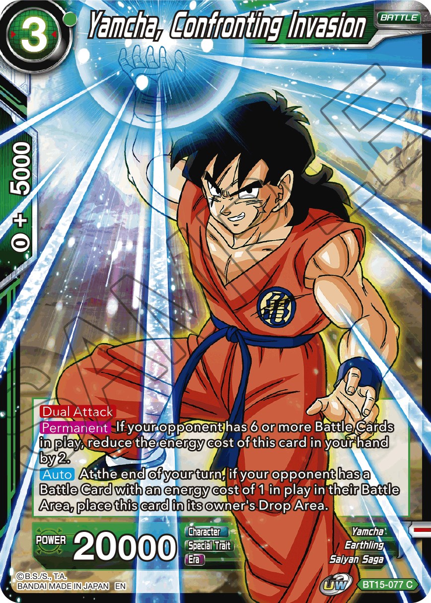 Yamcha, Confronting Invasion - Saiyan Showdown - Dragon Ball Super: Masters
