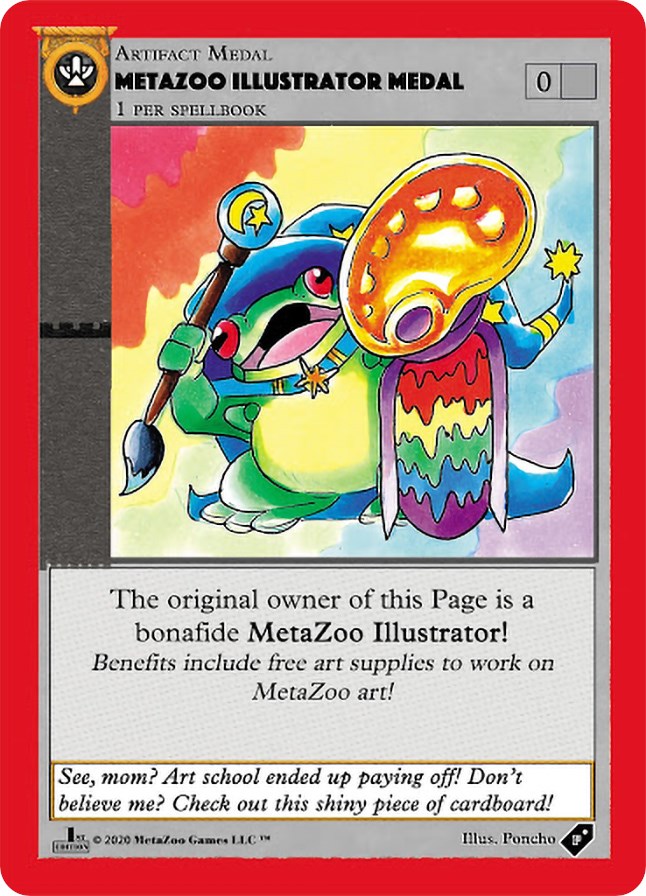 Metazoo Illustrator Medal - Medals - MetaZoo
