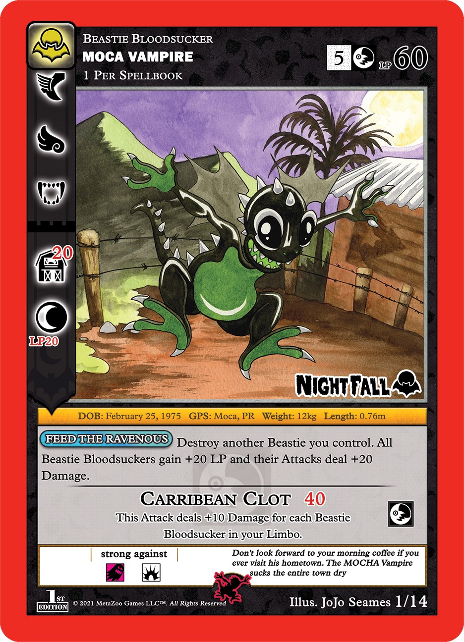 Moca Vampire - Nightfall: First Edition Release Event Deck - MetaZoo