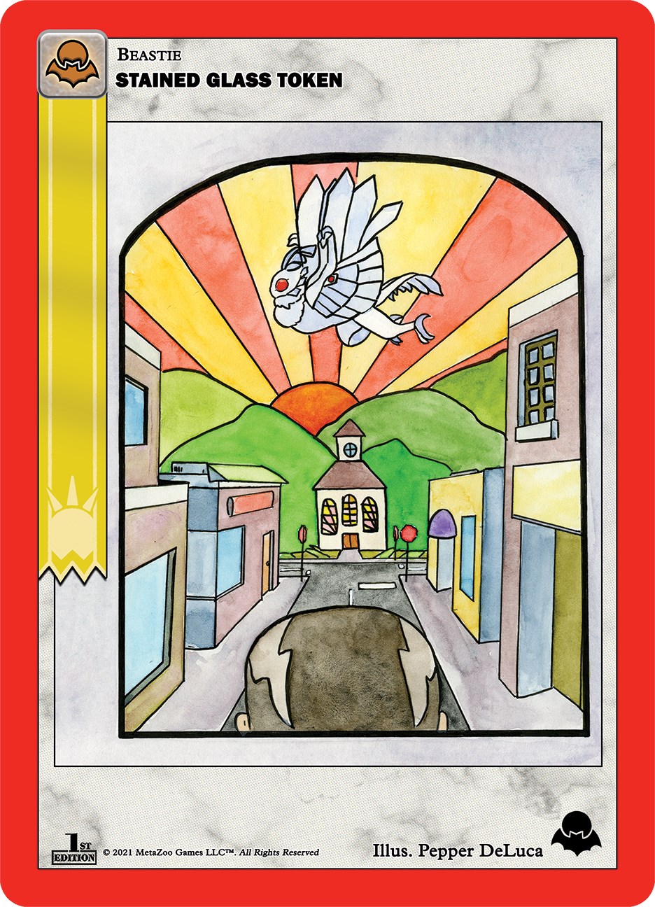 Stained Glass Token - Nightfall: First Edition - MetaZoo