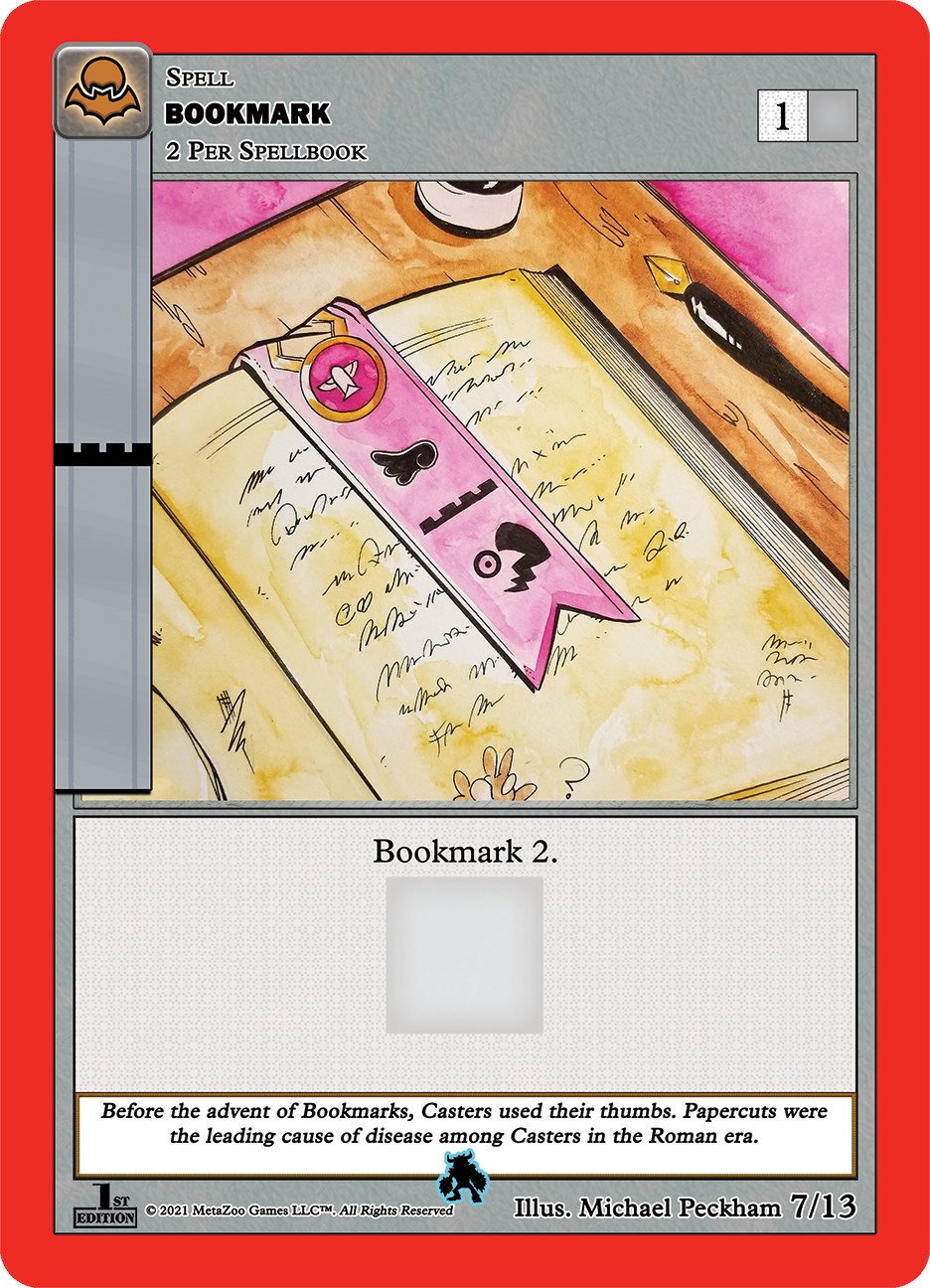 Bookmark (Chenoo) - Nightfall: First Edition Release Event Deck - MetaZoo
