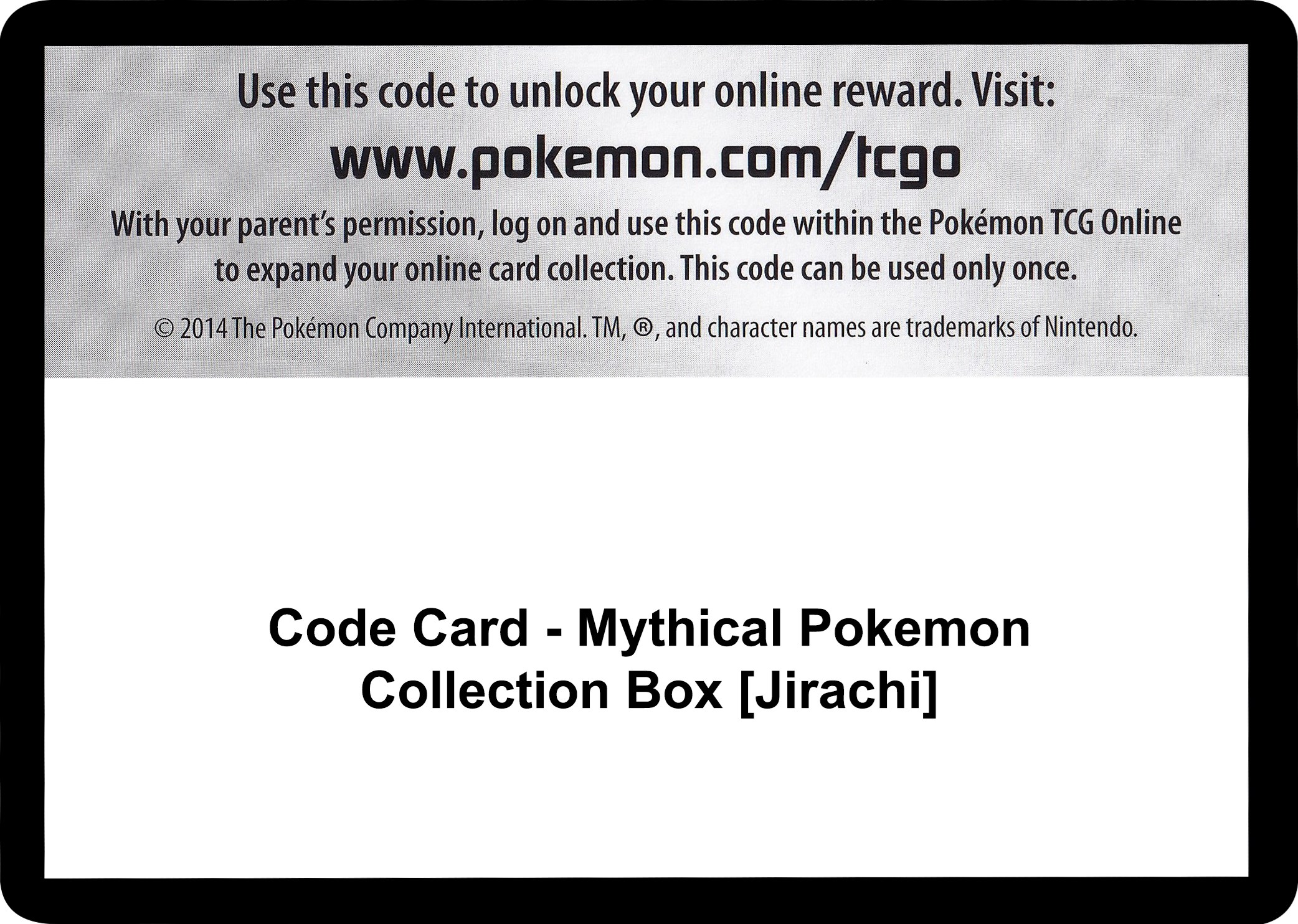 Code Card - Mythical Pokemon Collection Box [Jirachi] - Generations ...