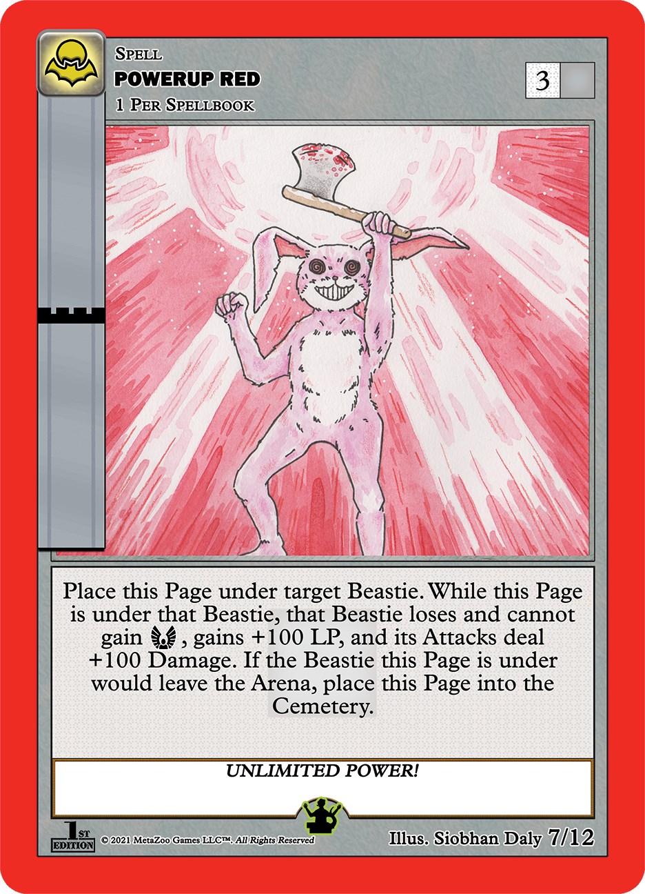 Powerup Red - Nightfall: First Edition Tribal Theme Decks - MetaZoo