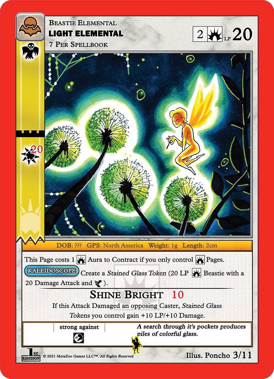 Light Elemental - Nightfall: First Edition Tribal Theme Decks - MetaZoo