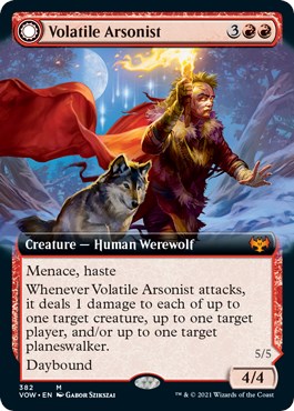 Volatile Arsonist (Extended Art) - Innistrad: Crimson Vow - Magic: The ...
