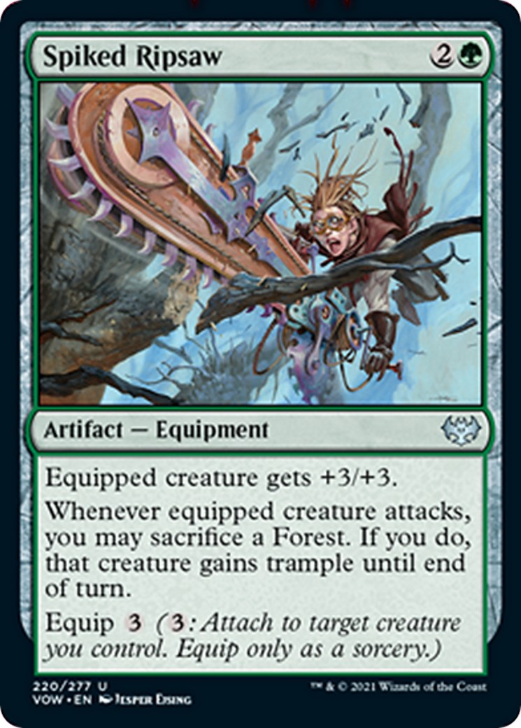 Spiked Ripsaw - Innistrad: Crimson Vow - Magic: The Gathering