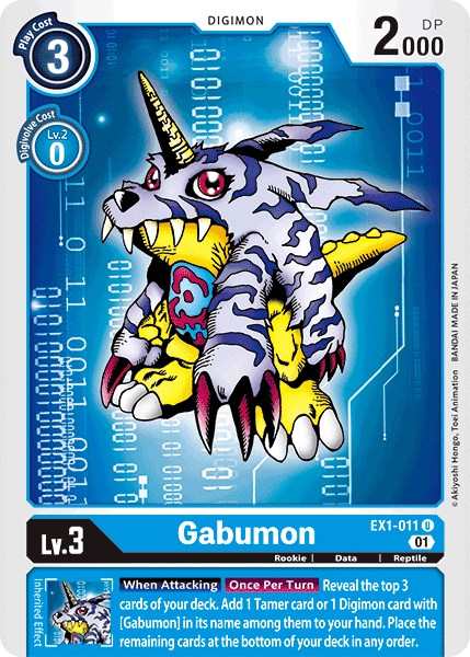 Gabumon - Classic Collection - Digimon Card Game