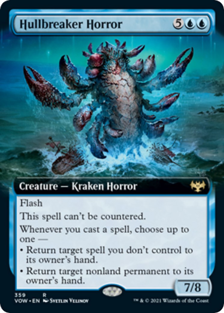 Hullbreaker Horror (Extended Art) - Innistrad: Crimson Vow - Magic: The ...