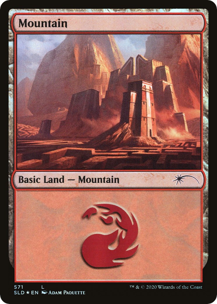 Mountain (571) - Secret Lair Drop Series - Magic: The Gathering
