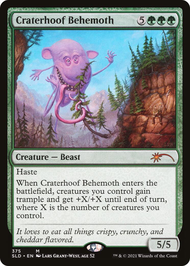 Craterhoof Behemoth (375) - Secret Lair Drop Series - Magic: The Gathering