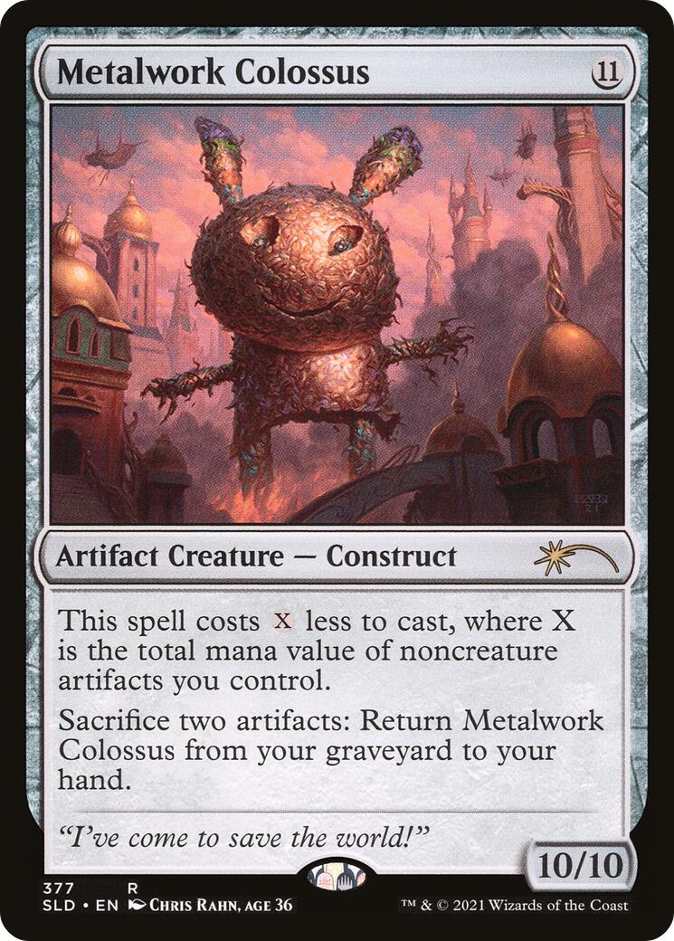 Metalwork Colossus (377) - Secret Lair Drop Series - Magic: The Gathering