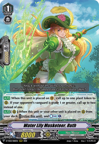 Water Lily Musketeer, Ruth - D-VS02: V Clan Collection Vol.2 - Cardfight Vanguard