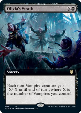 Olivia's Wrath (Extended Art) - Commander: Innistrad: Crimson Vow ...