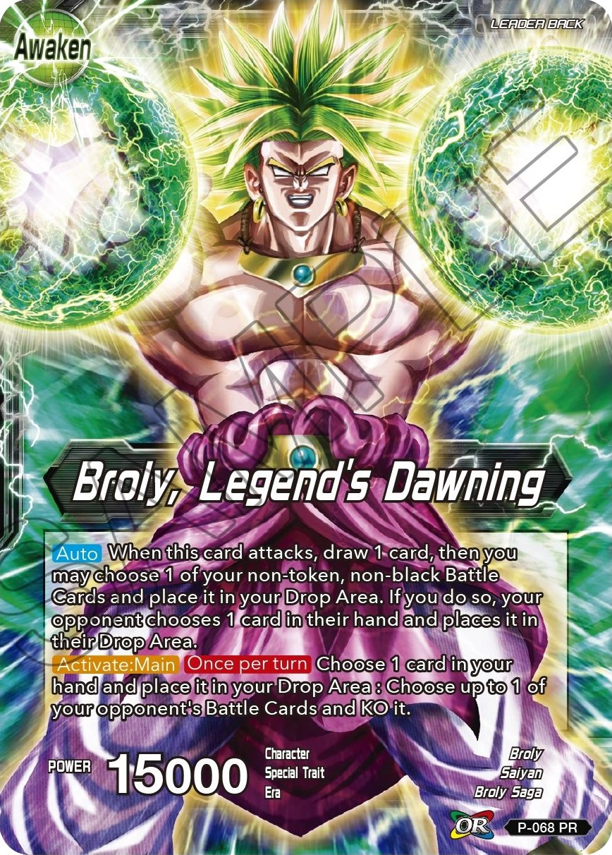 Broly // Broly, Legend's Dawning - Mythic Booster - Dragon Ball Super ...