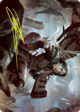 Sawblade Slinger Art Card (Gold-Stamped Signature) - Art Series ...