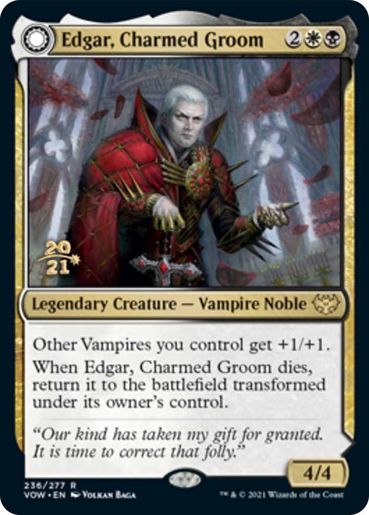 Edgar, Charmed Groom - Prerelease Cards - Magic: The Gathering