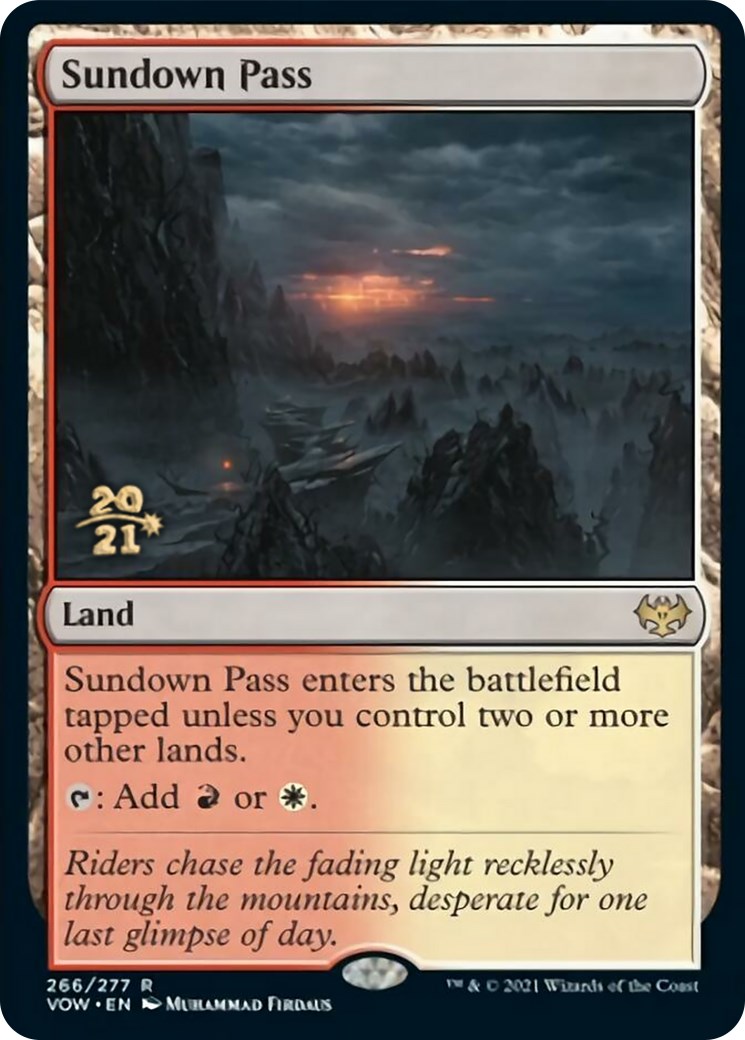 Sundown Pass - Prerelease Cards - Magic: The Gathering
