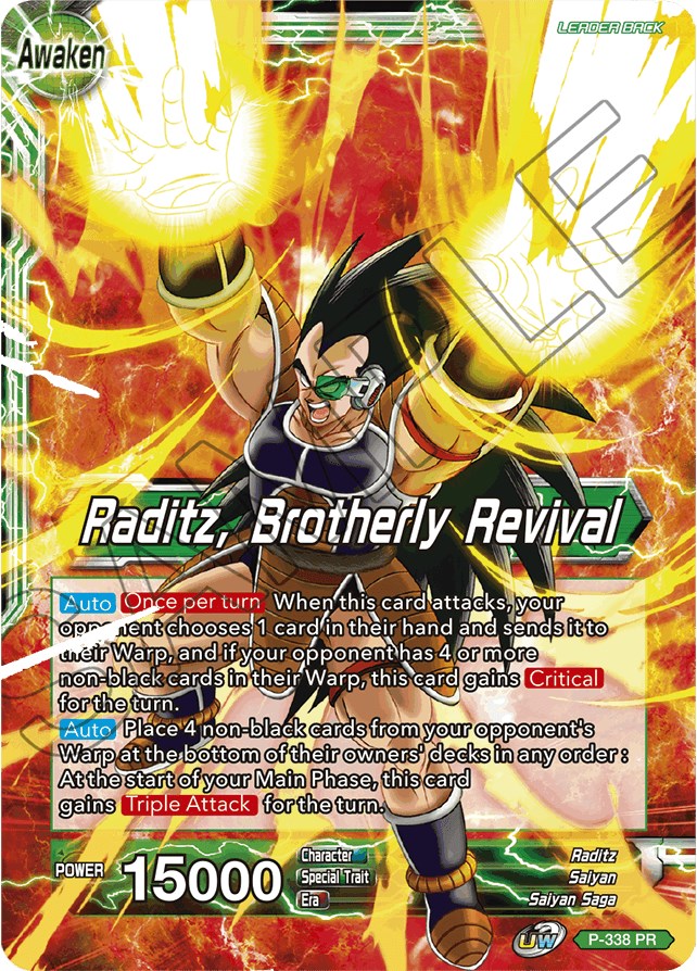Raditz // Raditz, Brotherly Revival - Promotion Cards - Dragon Ball ...