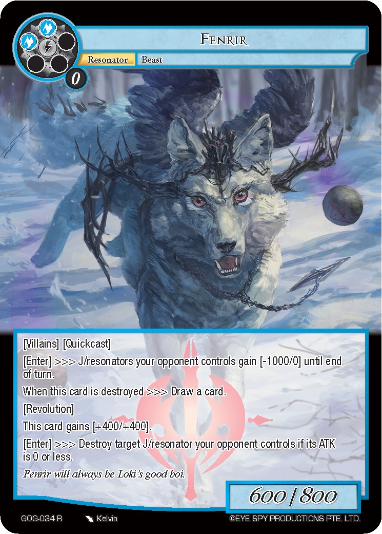 Fenrir - Game of Gods - Force of Will