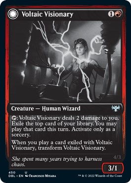 Voltaic Visionary - Innistrad: Double Feature - Magic: The Gathering